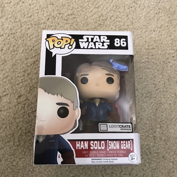 Funko | Toys | Funko Pop Star Wars Hans Solo Snow Gear Loot Crate ...